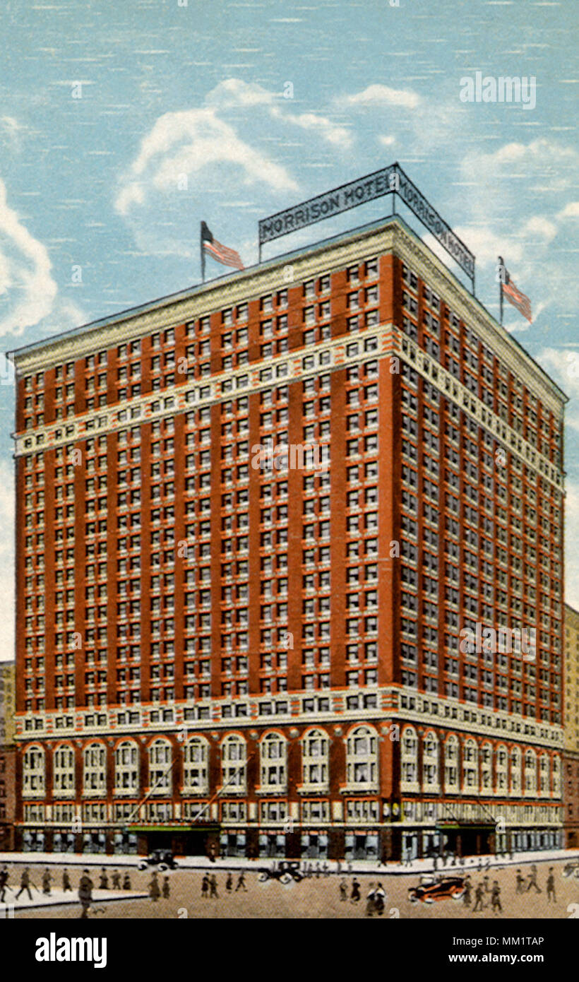 Morrison Hotel. Chicago. 1920 Stock Photo - Alamy