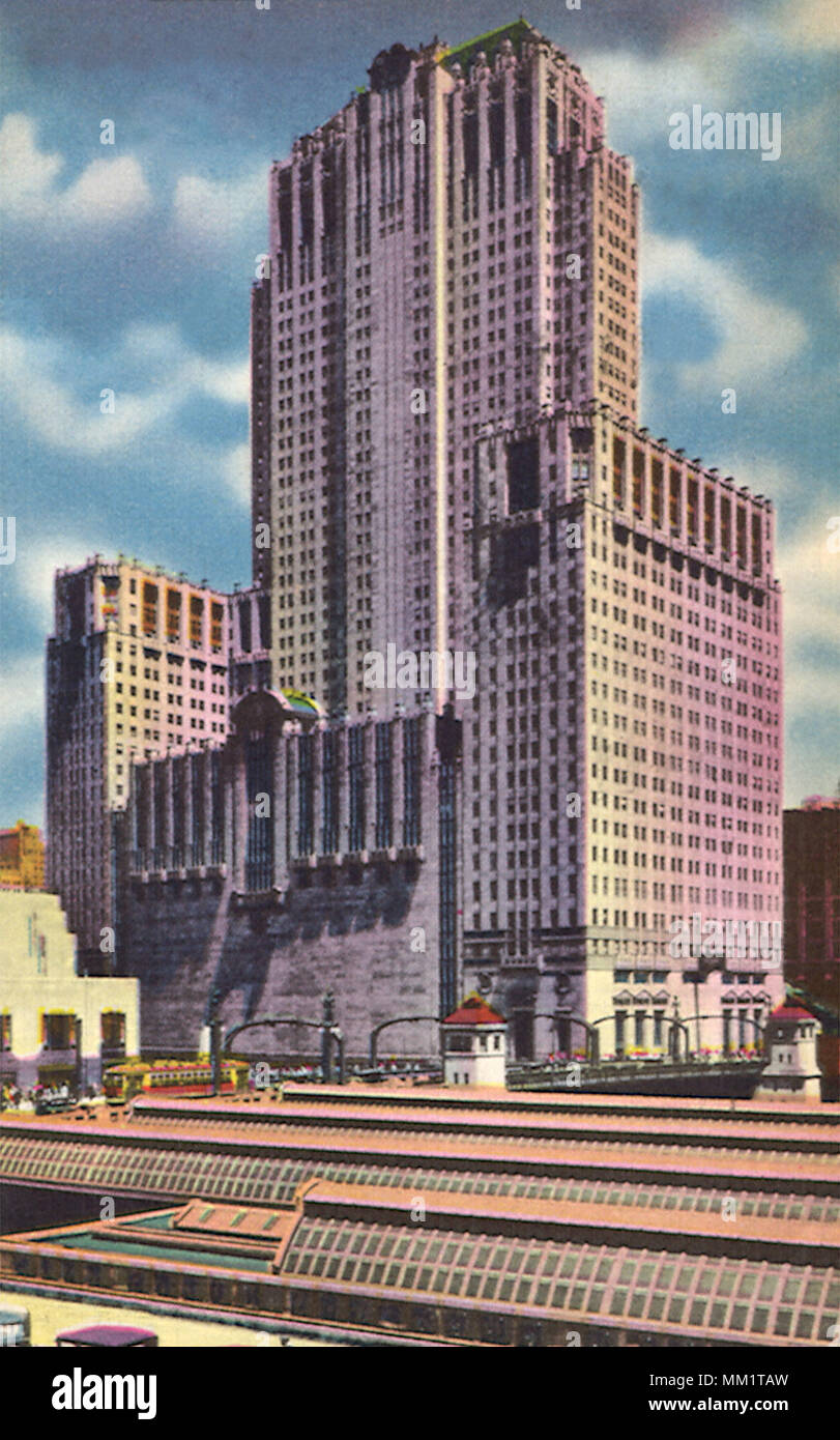 Chicago Civic Opera Building. 1945 Stock Photo - Alamy