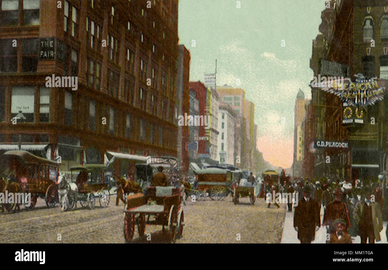 Chicago state street hi-res stock photography and images - Alamy