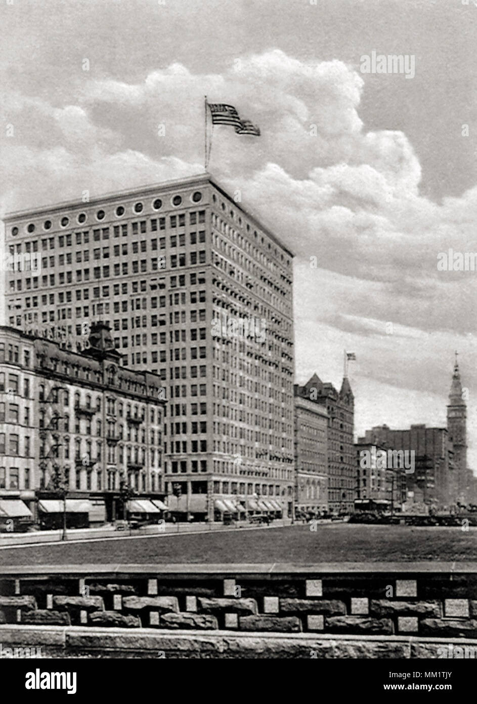 Railway Exchange Building. Chicago. 1909 Stock Photo - Alamy