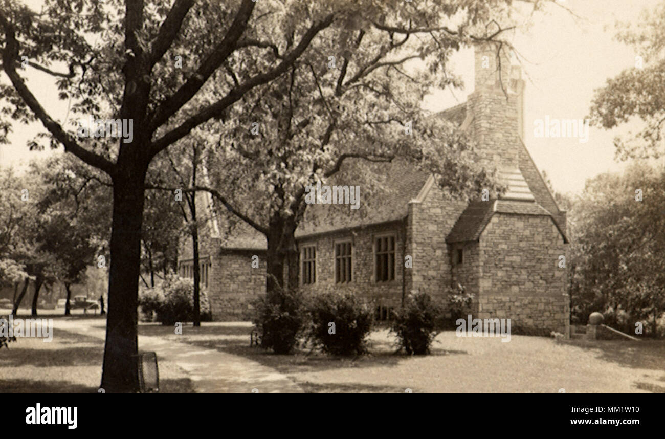 Public Library. Riverside. 1930 Stock Photo - Alamy
