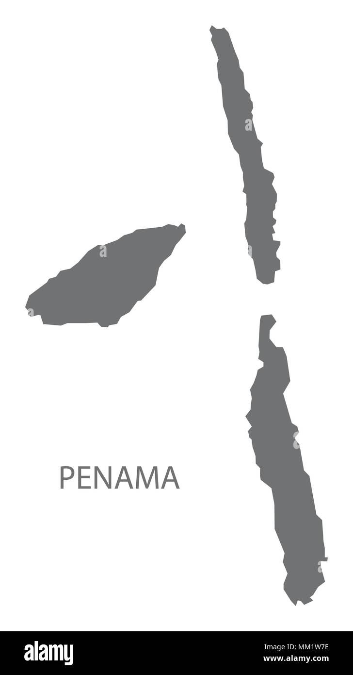 Penama map of Vanuatu grey illustration shape Stock Vector Image & Art ...