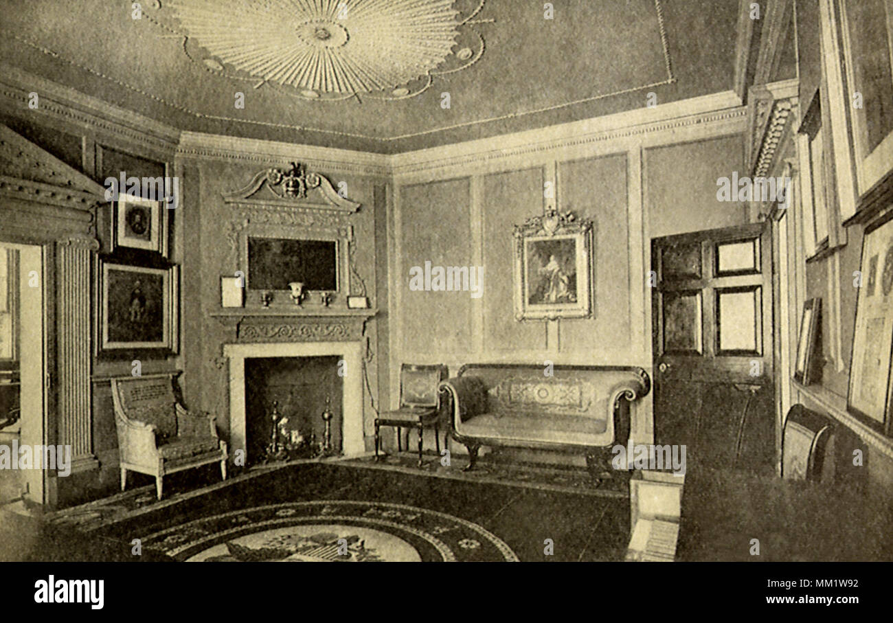 West Parlor. Mount Vernon. 1910 Stock Photo - Alamy