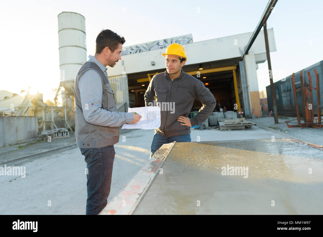 Stood talking hi-res stock photography and images - Alamy