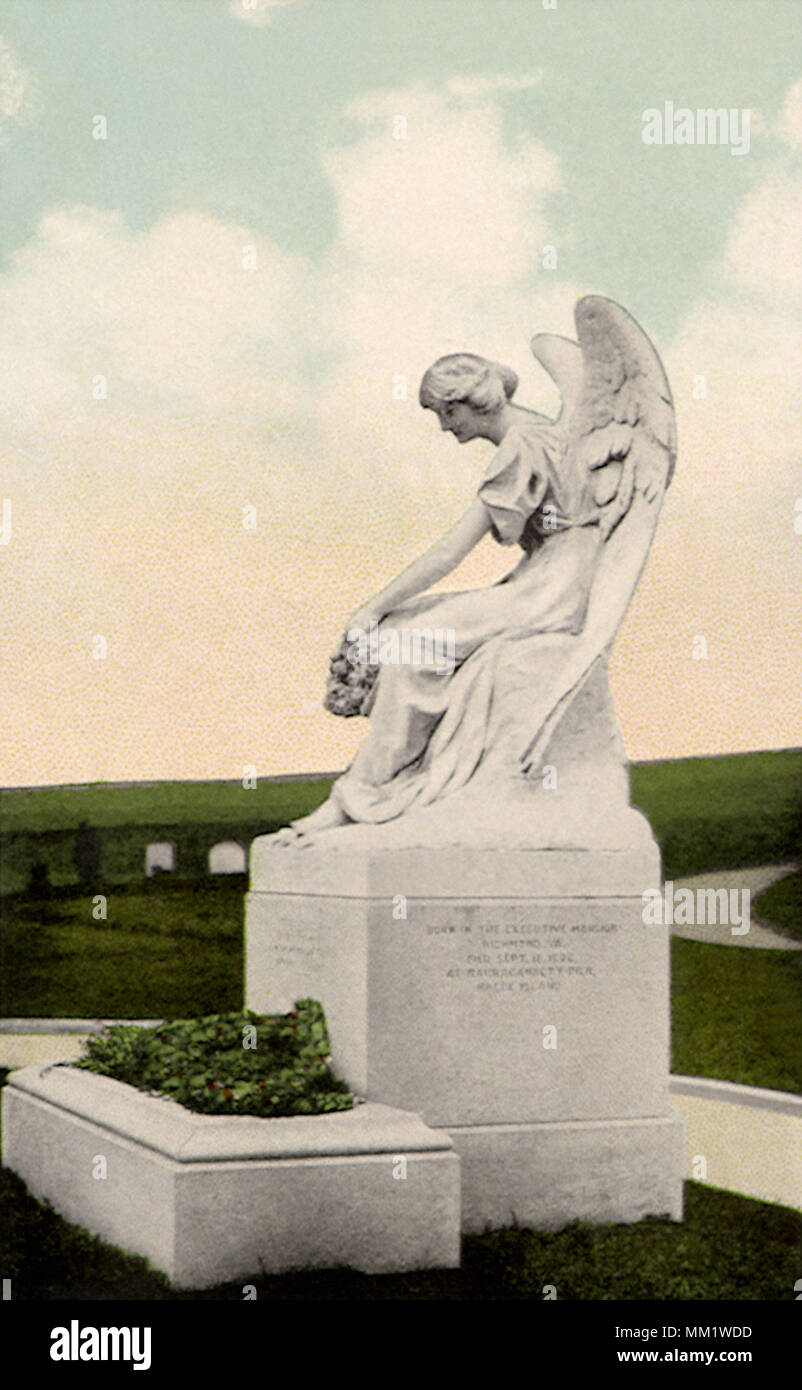 Winnie Davis Monument. Richmond. 1910 Stock Photo - Alamy