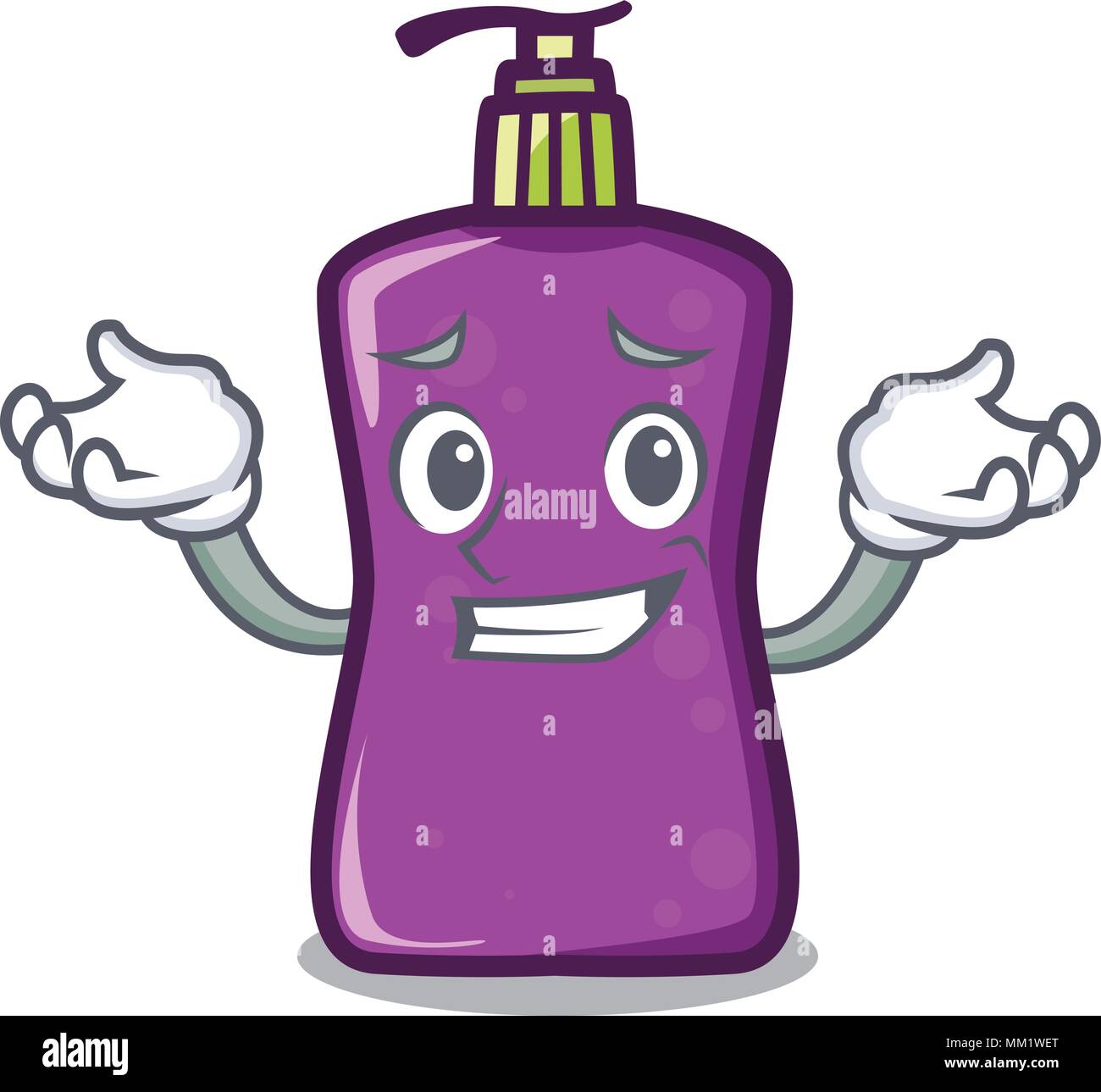 Grinning shampo character cartoon style Stock Vector Image & Art - Alamy