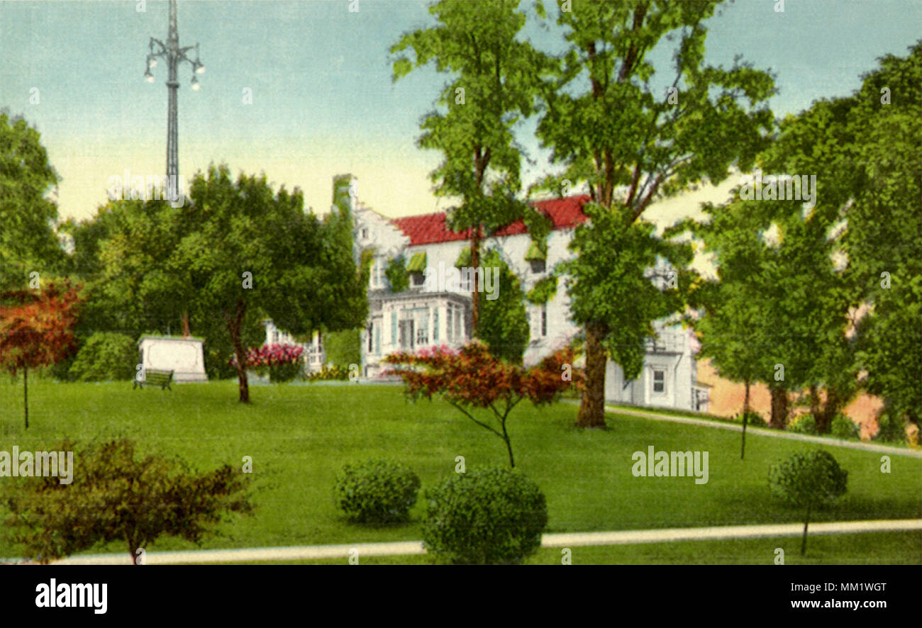 Public Library. Roanoke. 1955 Stock Photo - Alamy
