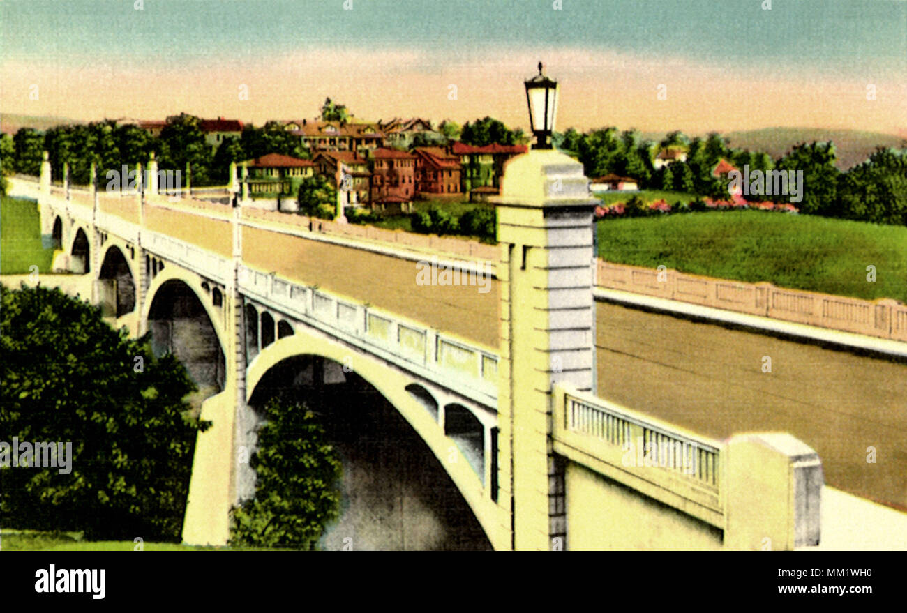 Memorial Bridge. Roanoke. 1940 Stock Photo - Alamy