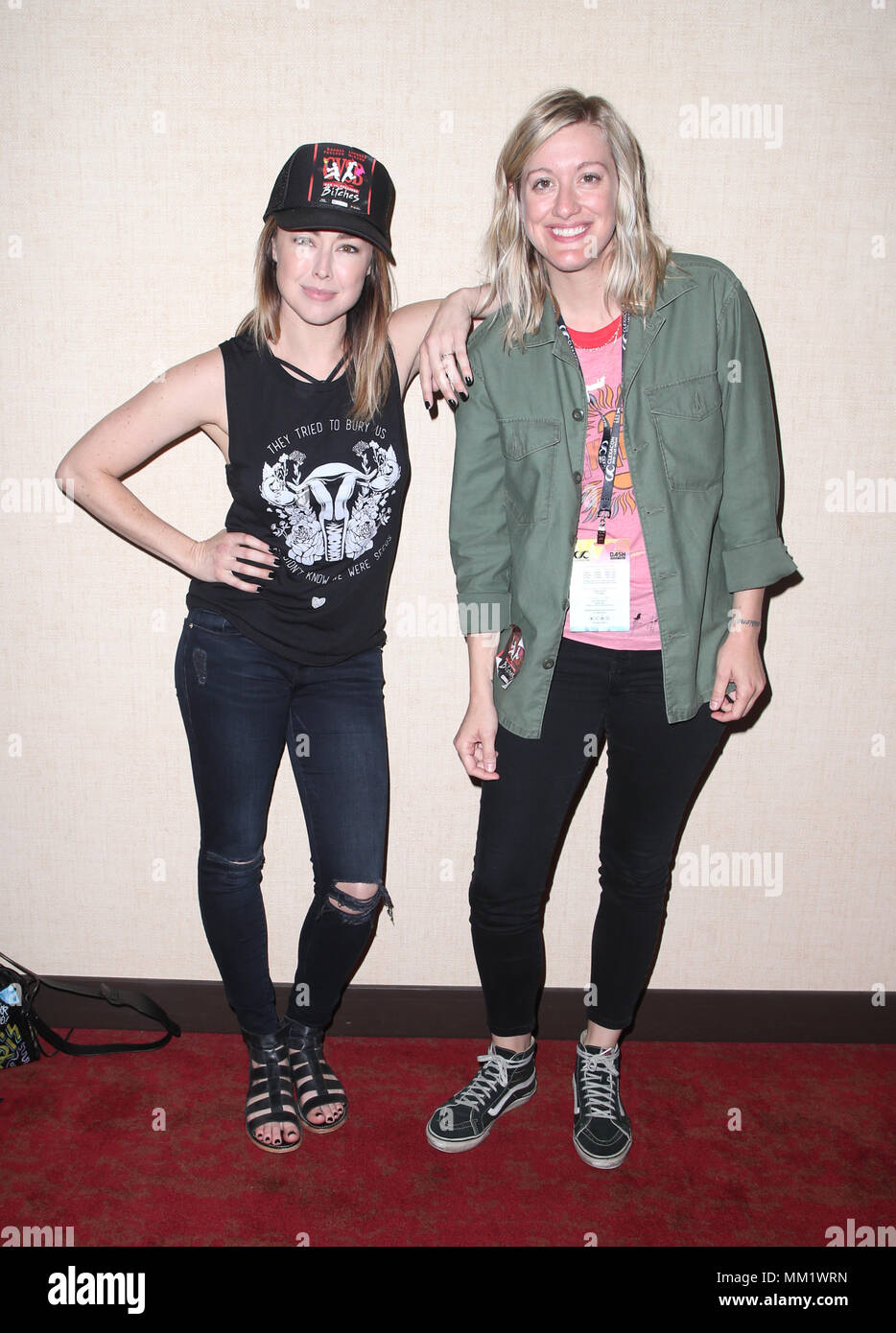 2018 ClexaCon Day2 Featuring: Lindsey McKeon, Rachel Paulson Where: Las ...