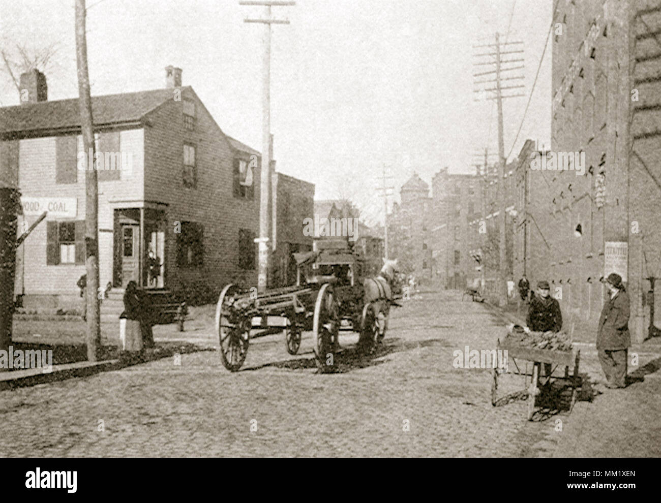 Union Street. Worcester. 1895 Stock Photo - Alamy