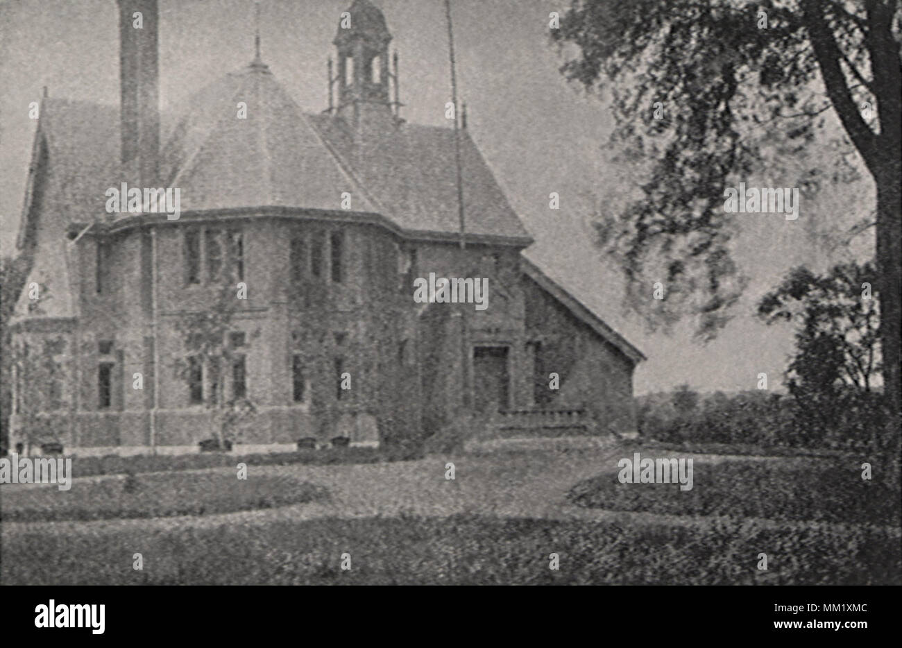 Bromfield School. Harvard. 1895 Stock Photo - Alamy