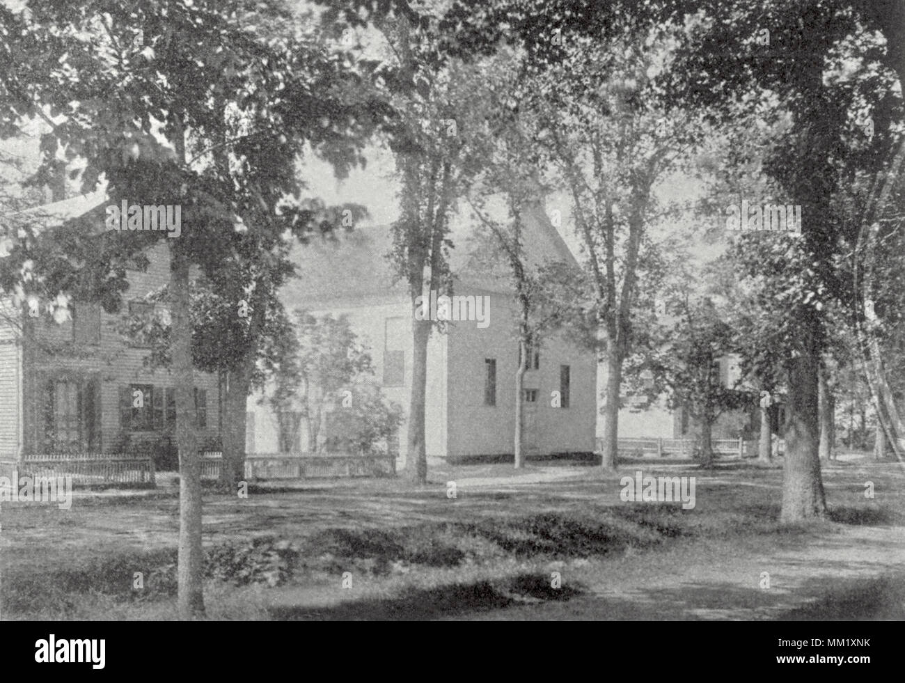 The Center. Hubbardston. 1895 Stock Photo - Alamy