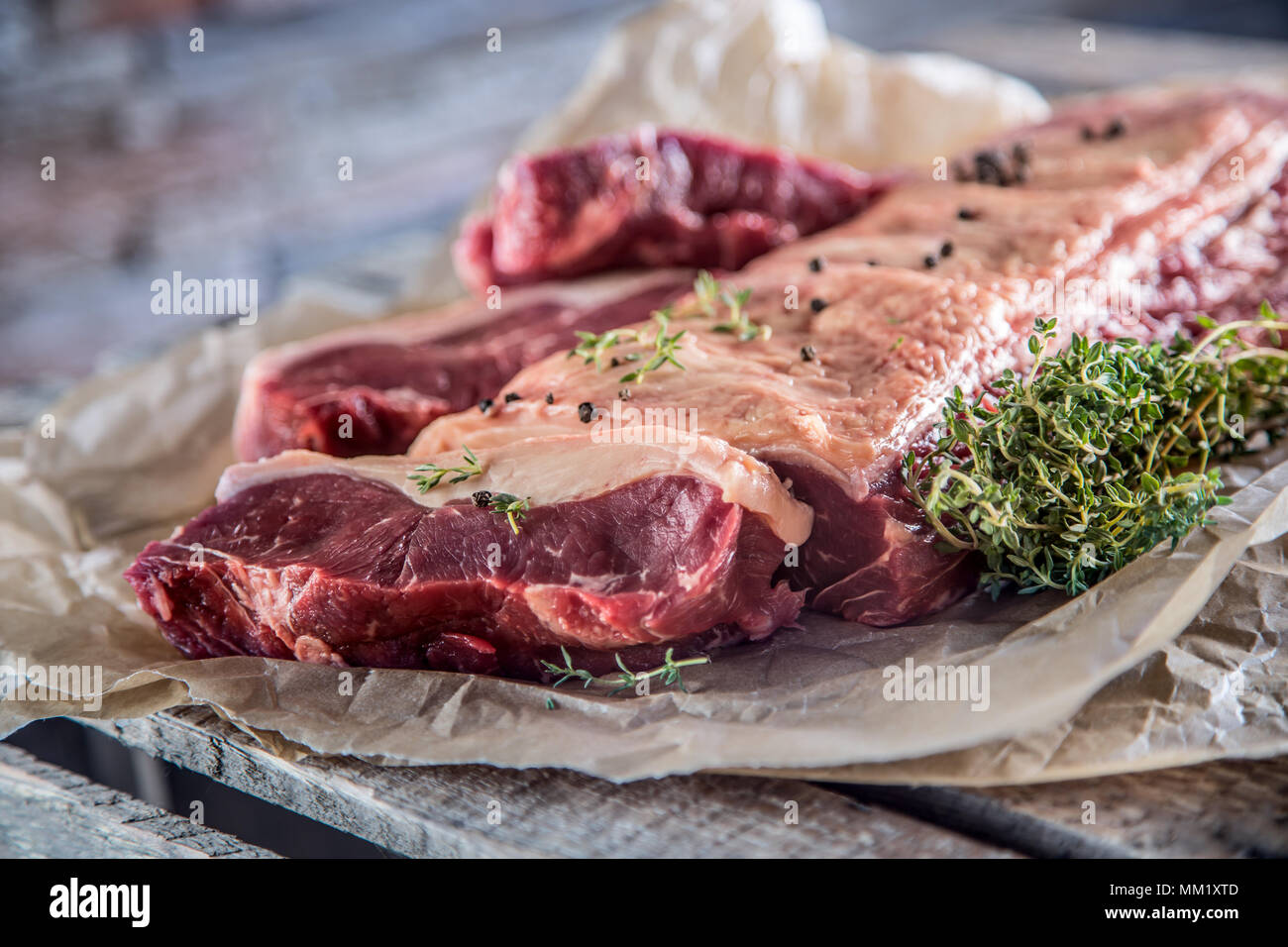 Rib eye beef steak hi-res stock photography and images - Alamy