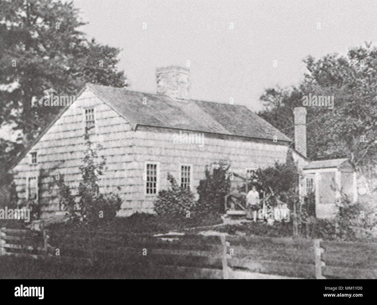 Thomas Hyatt House on Willow Street. Norwalk. 1900 Stock Photo - Alamy