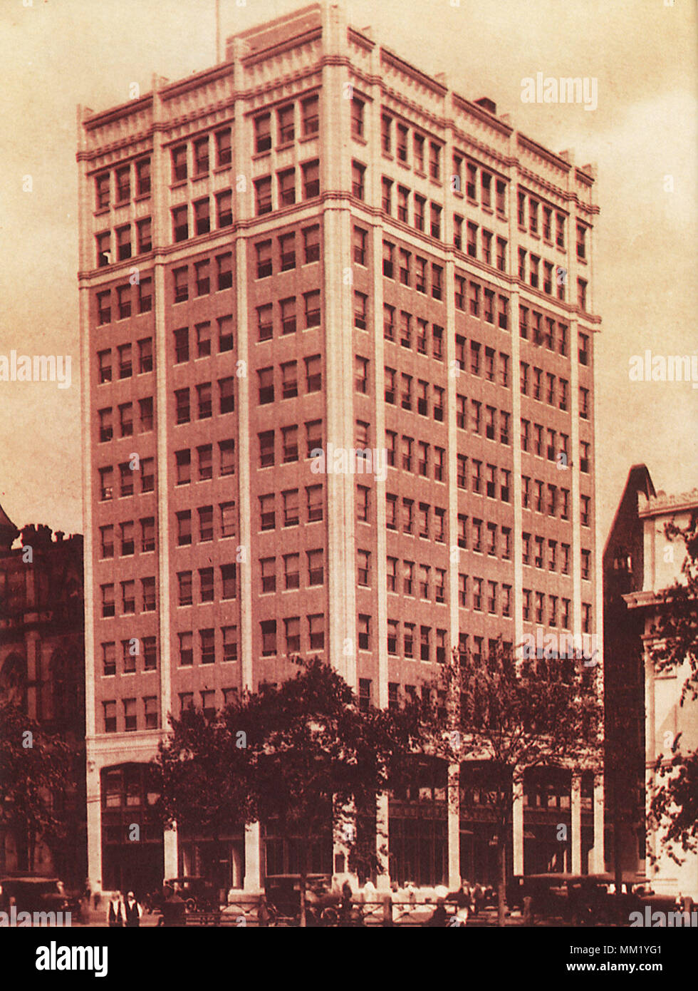 Powell Building on Church Street. New Haven. 1921 Stock Photo - Alamy