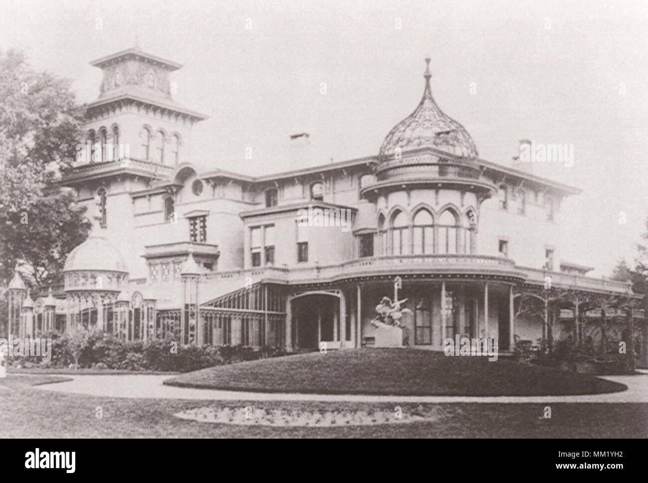 Armsmear, Residence of Sam Colt. Hartford. 1860 Stock Photo - Alamy