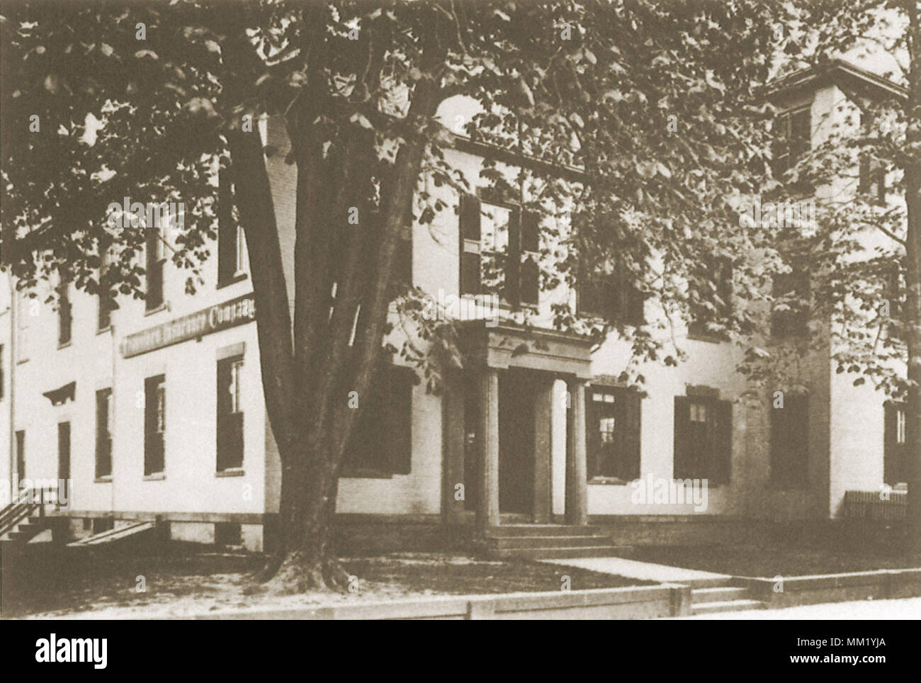 Travelers Insurance Building. Hartford. 1870 Stock Photo - Alamy