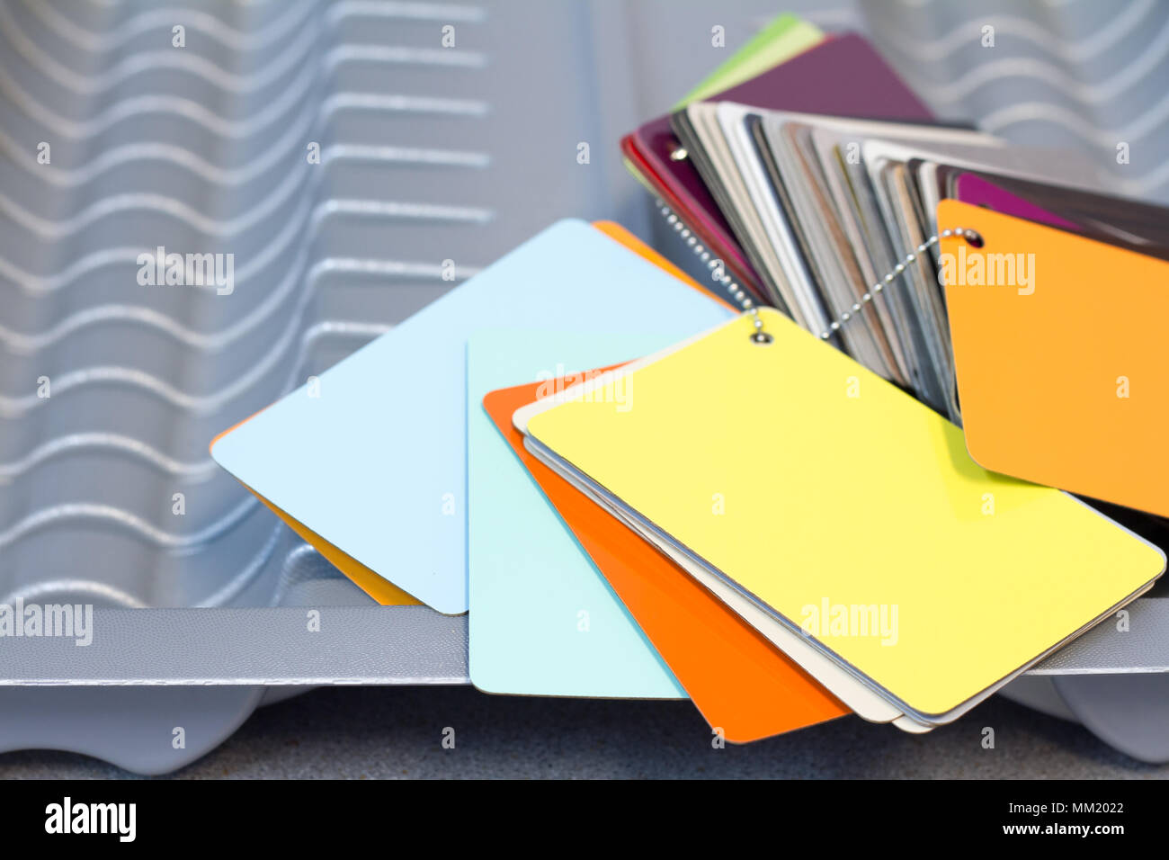 Palette colorful colors chart fan hi-res stock photography and images ...