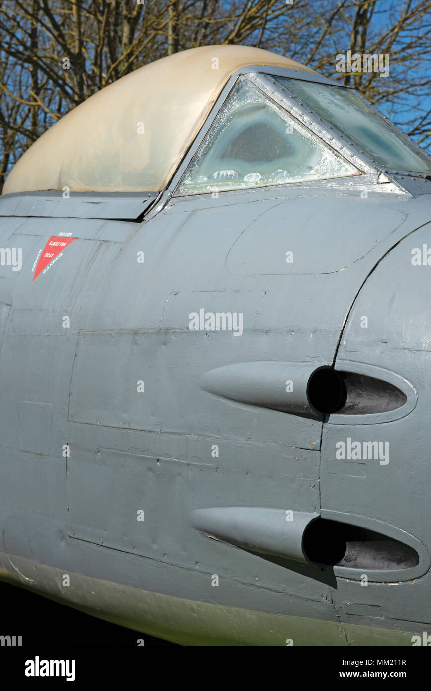 Gloster Meteor Cold War era fighter jet Stock Photo - Alamy
