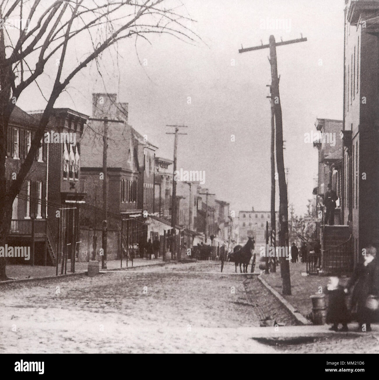 Main Street. Annapolis. 1890 Stock Photo - Alamy