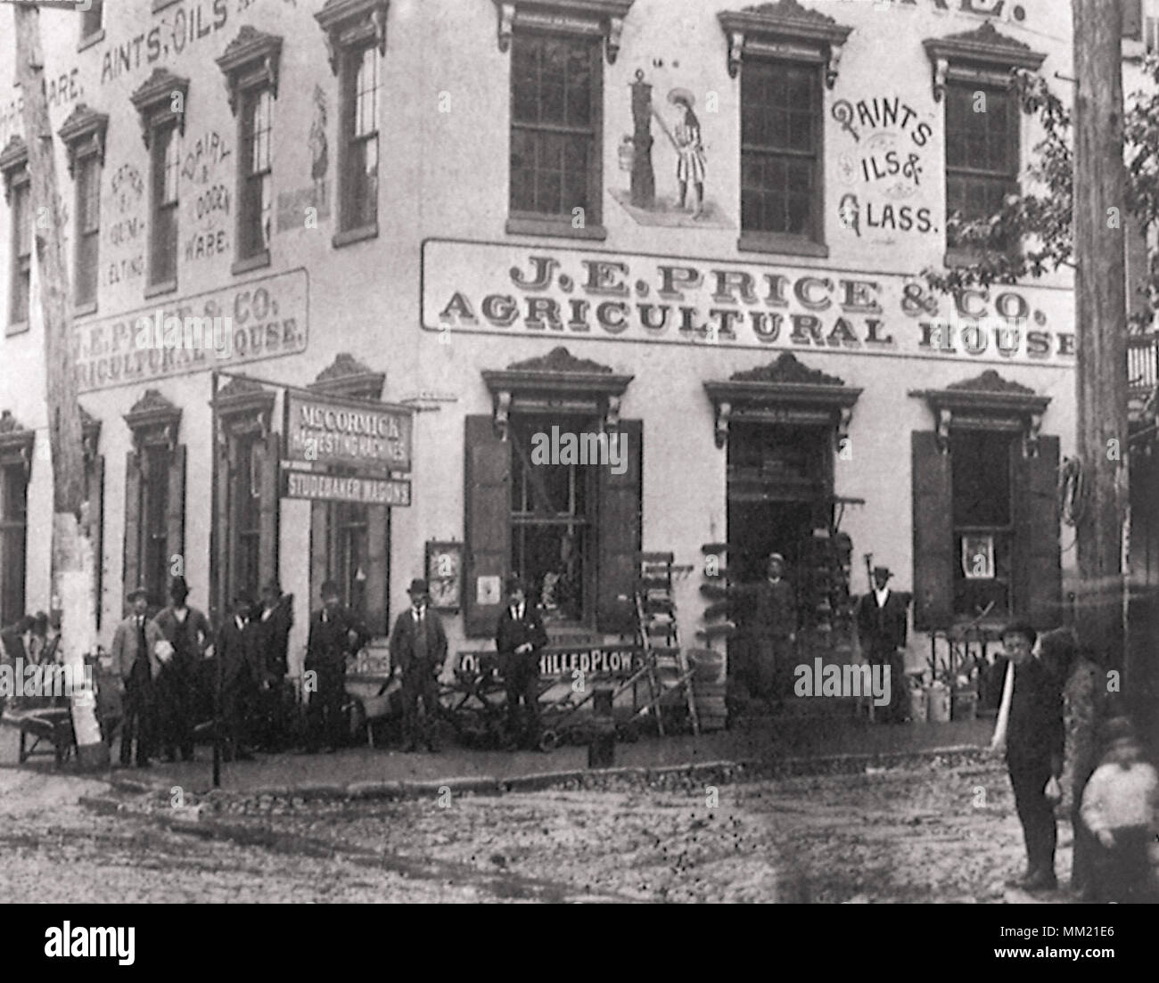 J.E. Price & Company Agricultural House. Frederick. 1900 Stock Photo ...