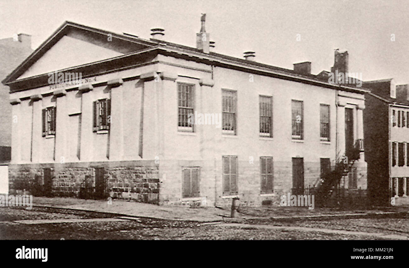Public School No. 4. Baltimore. 1880 Stock Photo - Alamy