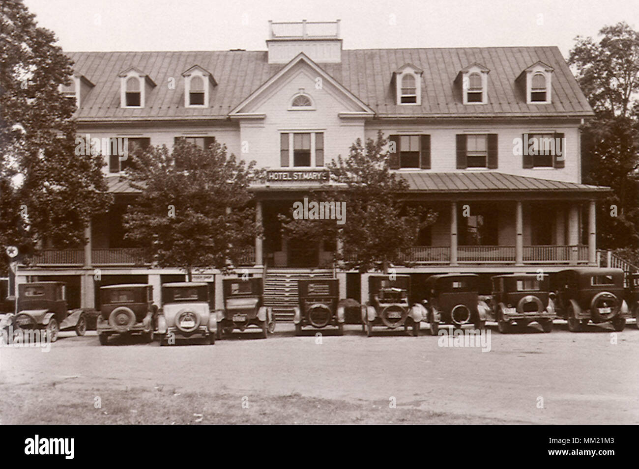 Hotel St. Mary's. Leonardtown. 1925 Stock Photo - Alamy