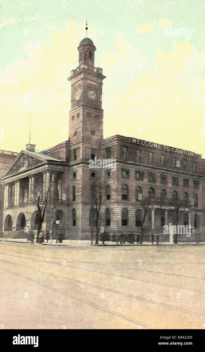 The Court House. Canton. 1912 Stock Photo - Alamy