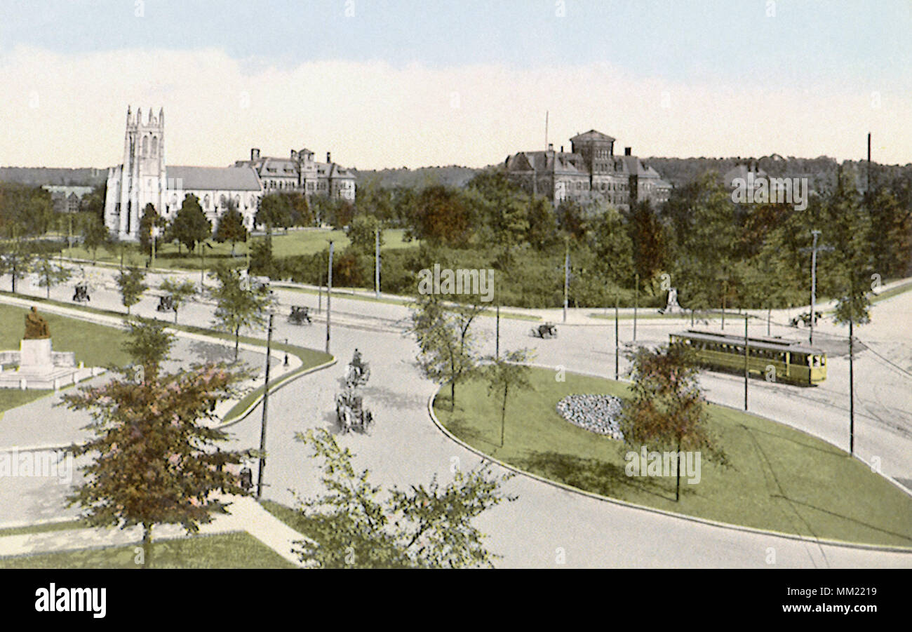 University Circle. Cleveland. 1914 Stock Photo - Alamy