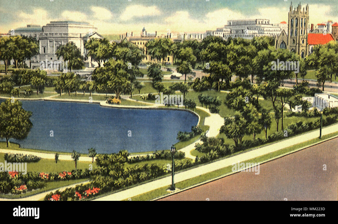 University Circle. Cleveland. 1946 Stock Photo - Alamy