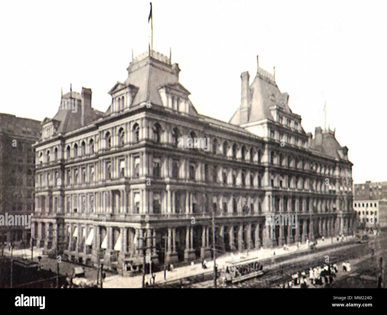 Custom House and Post Office. Cincinnati. 1904 Stock Photo - Alamy
