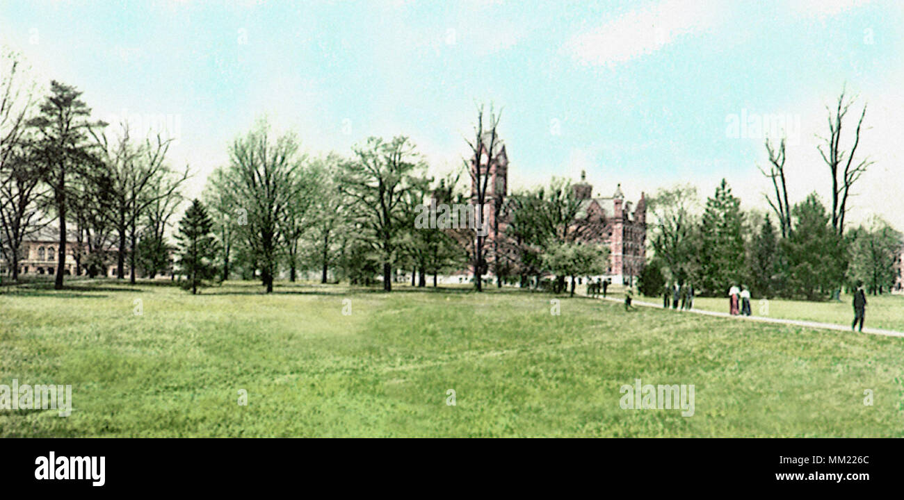 Campus of Ohio State University. Columbus. 1910 Stock Photo - Alamy