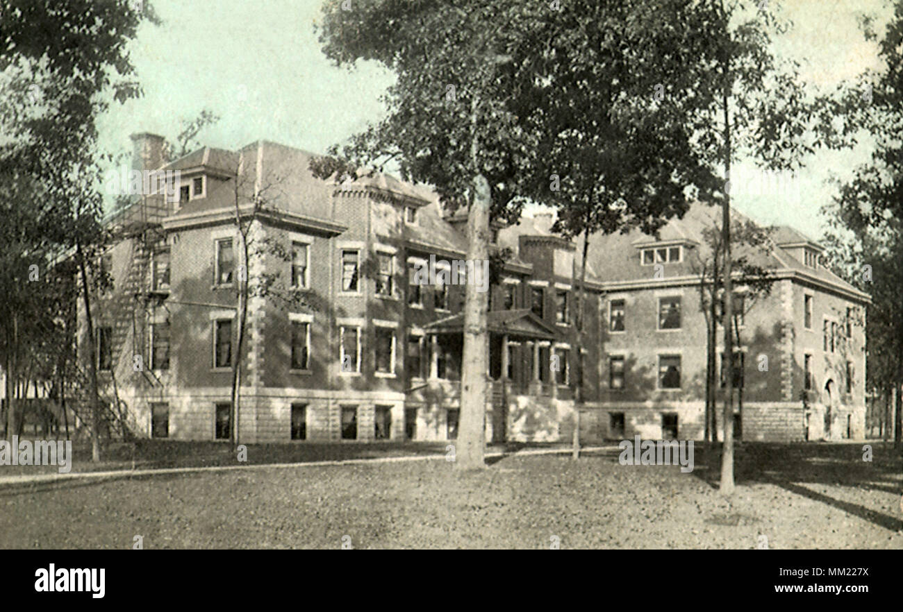 Dormitory of Defiance College. Defiance.1905 Stock Photo - Alamy