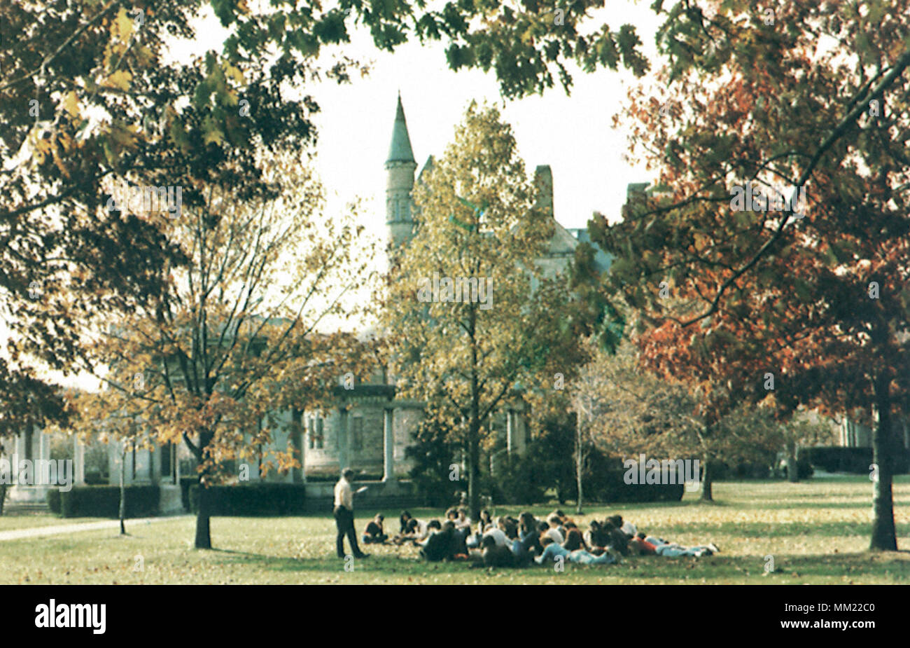 The Campus of Oberlin College. Oberlin. 1960 Stock Photo - Alamy