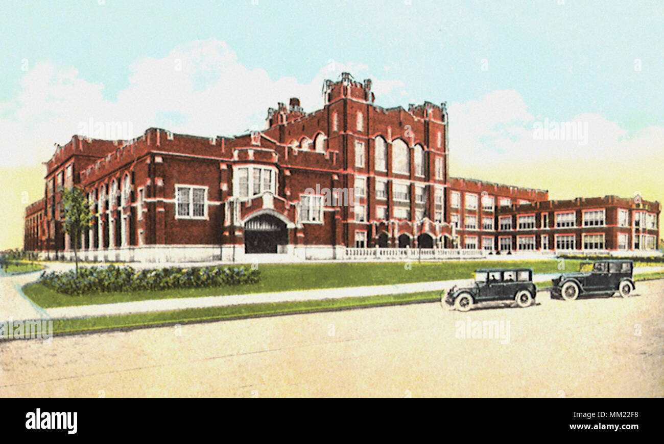 Libbey High School. Toledo. 1925 Stock Photo - Alamy