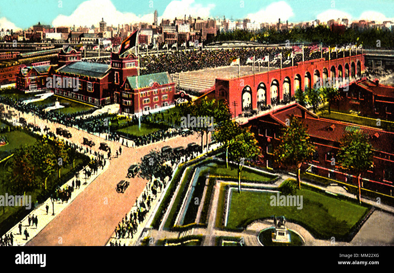 University of Pennsylvania Stadium. Philadelphia. 1910 Stock Photo - Alamy