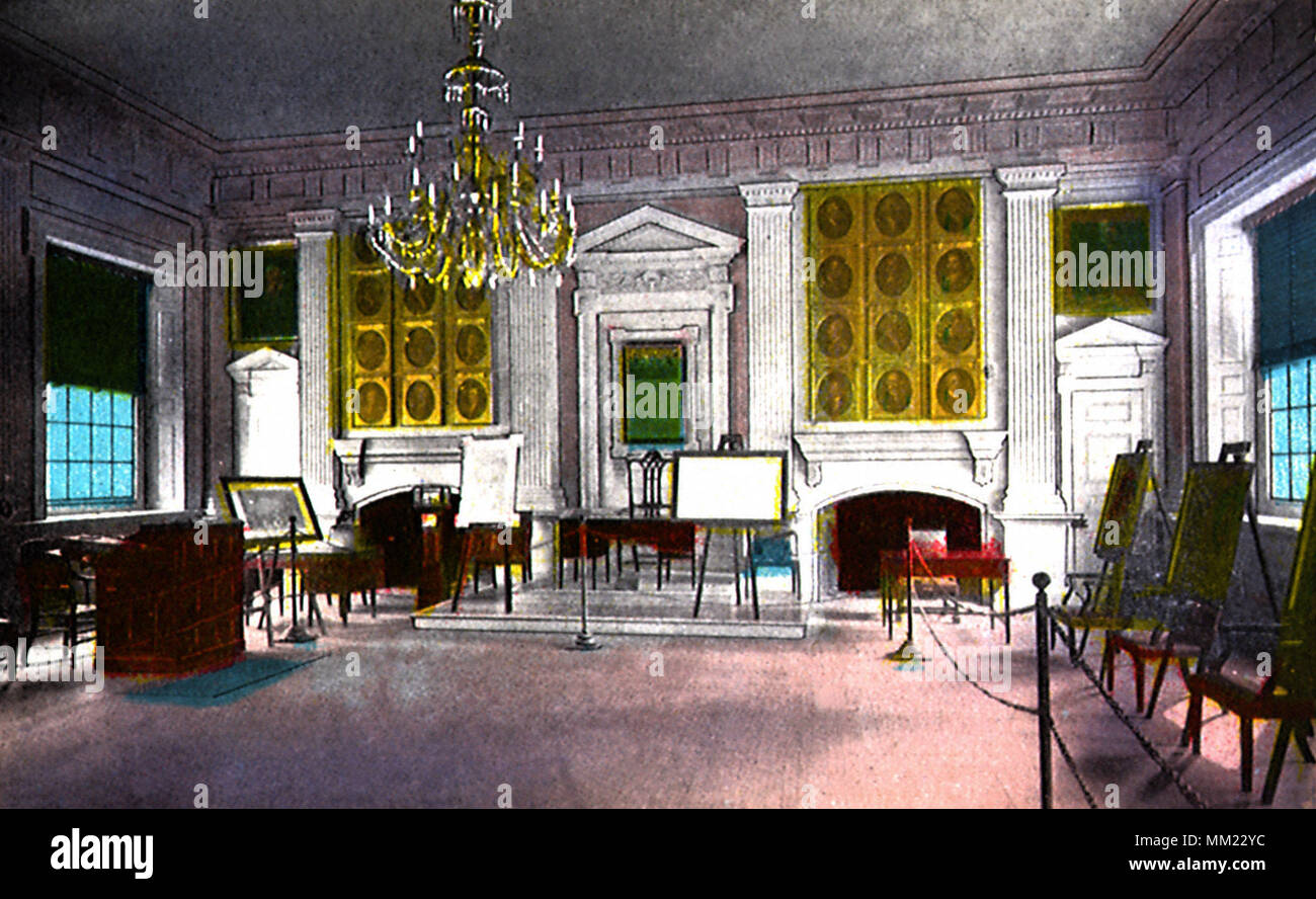 Independence Hall Declaration Hall. Philadelphia. 1930 Stock Photo - Alamy