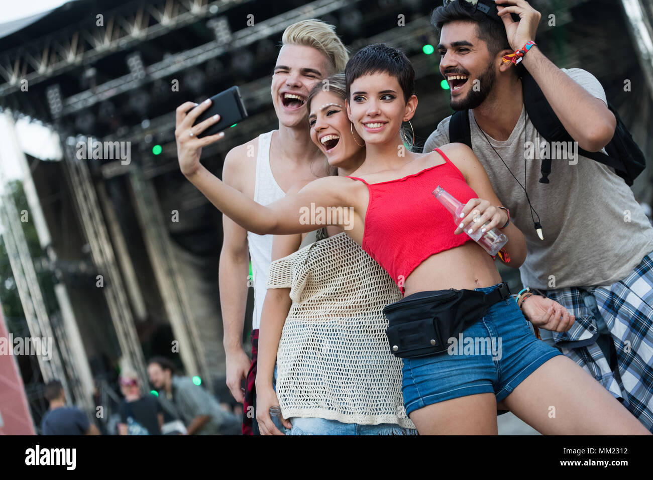 Happy fun music hi-res stock photography and images - Alamy