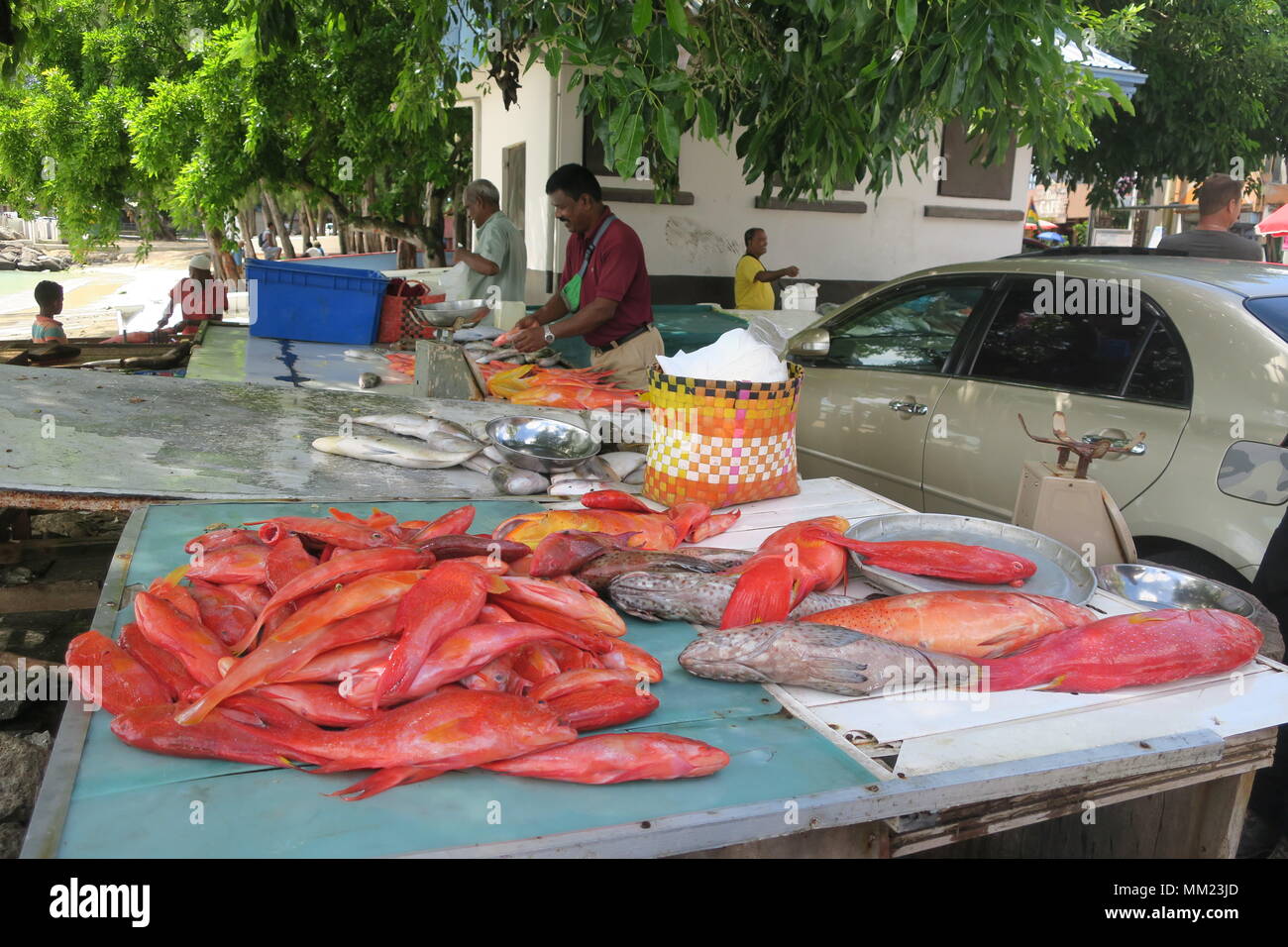 Mauritius local food seafood hi-res stock photography and images - Alamy