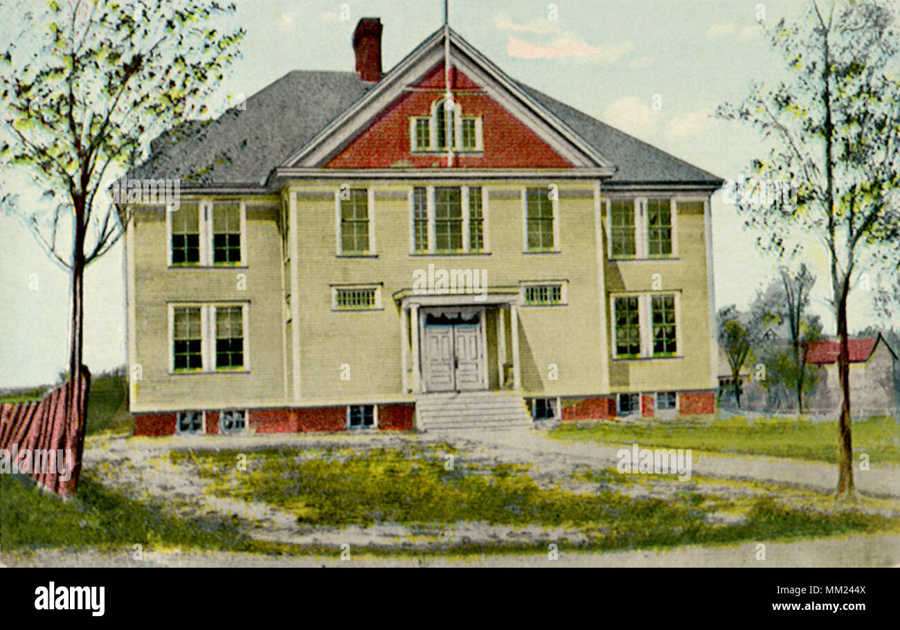 High School. Clinton. 1912 Stock Photo - Alamy