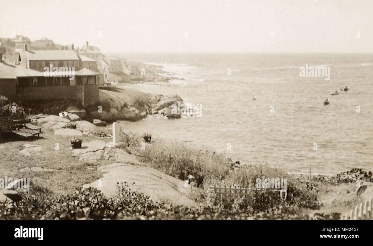 Harbor View. Monhegan. 1935 Stock Photo - Alamy