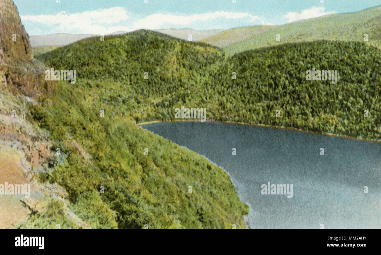 Jordan Pond. Mount Desert Island. 1930 Stock Photo - Alamy