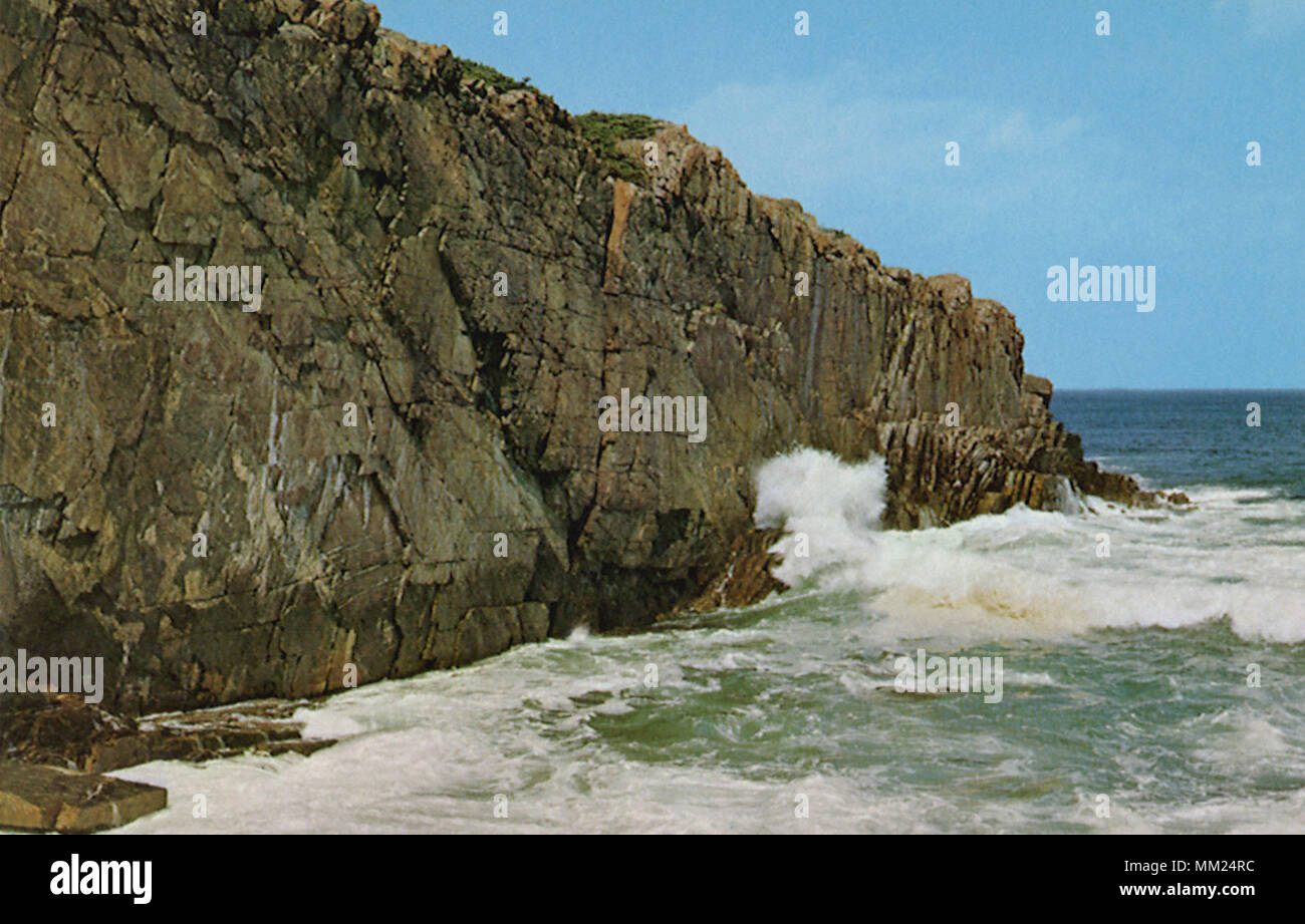 View of Bald Head Cliff. Ogunquit. 1955 Stock Photo - Alamy
