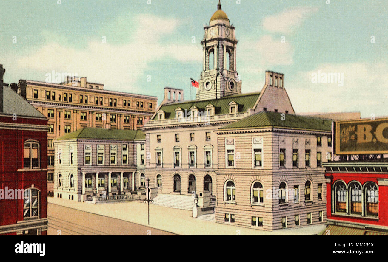 City Hall. Portland. 1940 Stock Photo - Alamy