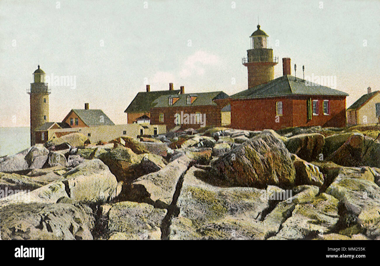 Manticus Light. Rockland. 1912 Stock Photo - Alamy