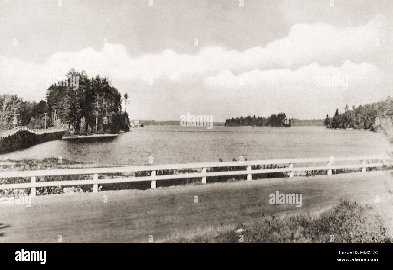 Mousam Lake. Springvale. 1940 Stock Photo - Alamy