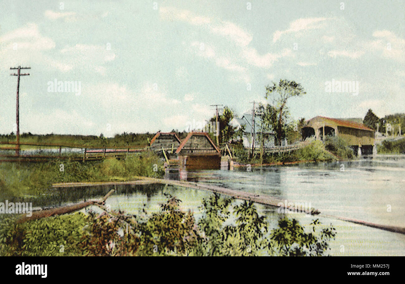 Old Toll Bridge. Stillwater. 1910 Stock Photo - Alamy