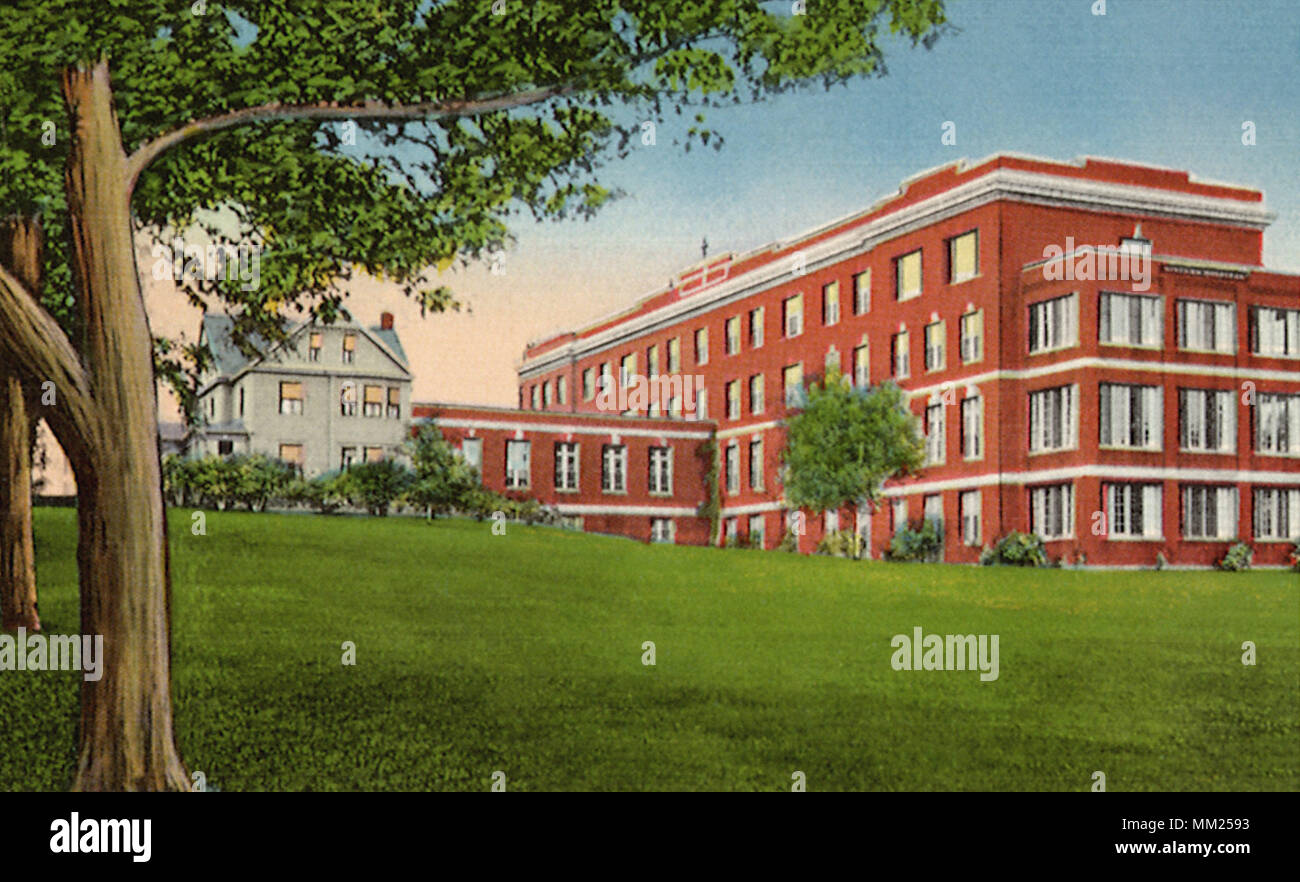 Sisters Hospital. Waterville. 1946 Stock Photo - Alamy