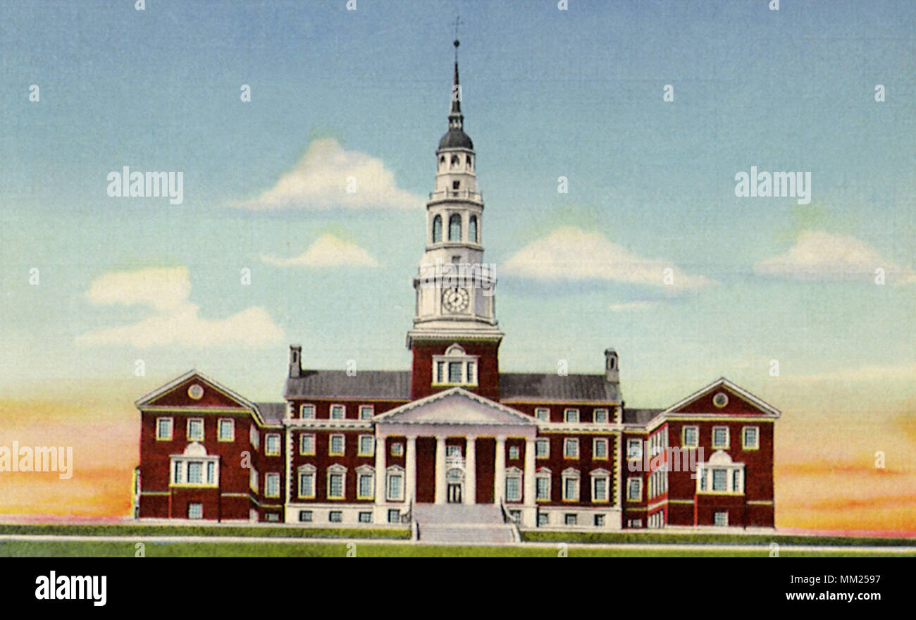 Miller Library at Colby College. Waterville. 1950 Stock Photo - Alamy