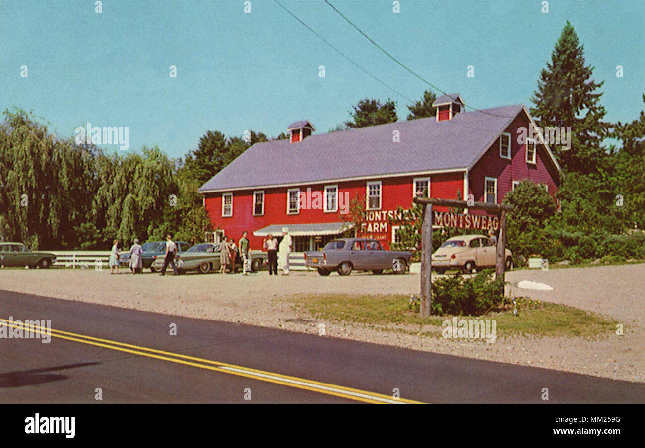 Montsweag Farm. Wiscasset. 1966 Stock Photo - Alamy
